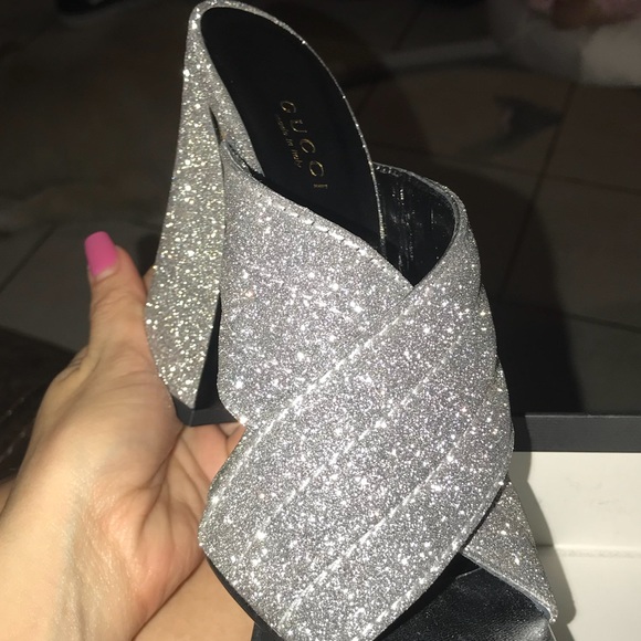 Gucci | Shoes | Gucci Sparkle Sandal Heel | Poshmark